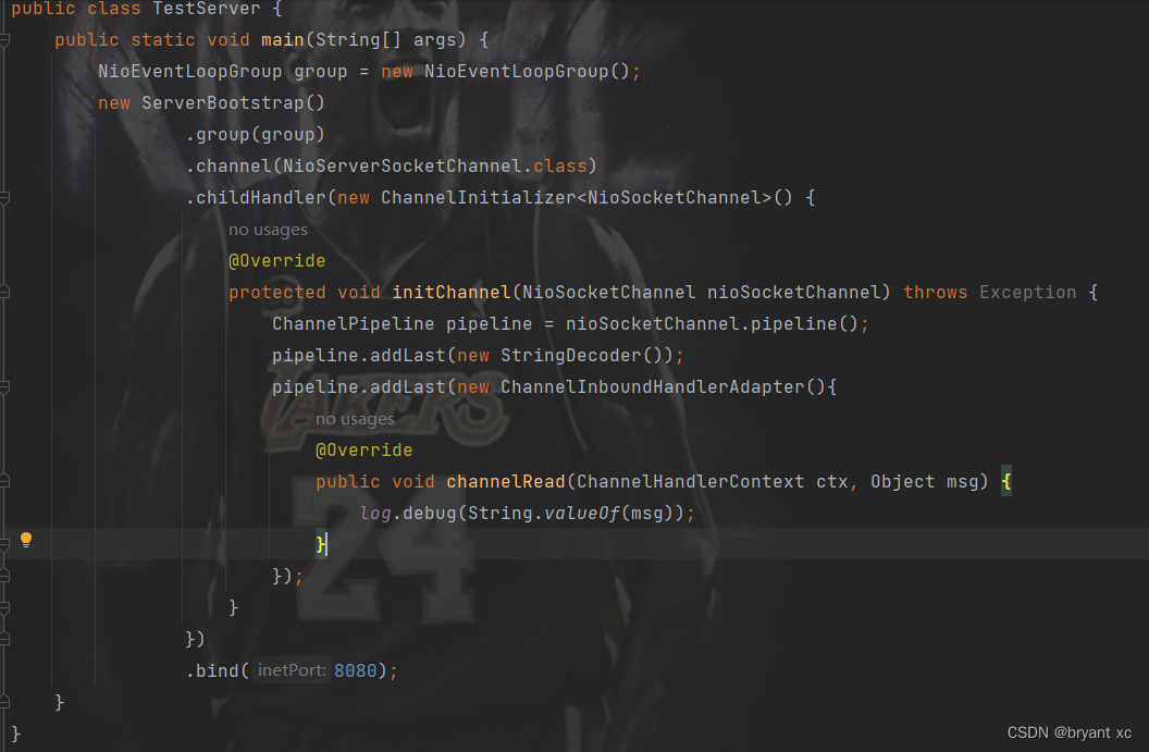 Netty简单实现服务端和客户端通信，以及各个组件介绍_netty 服务端-CSDN博客