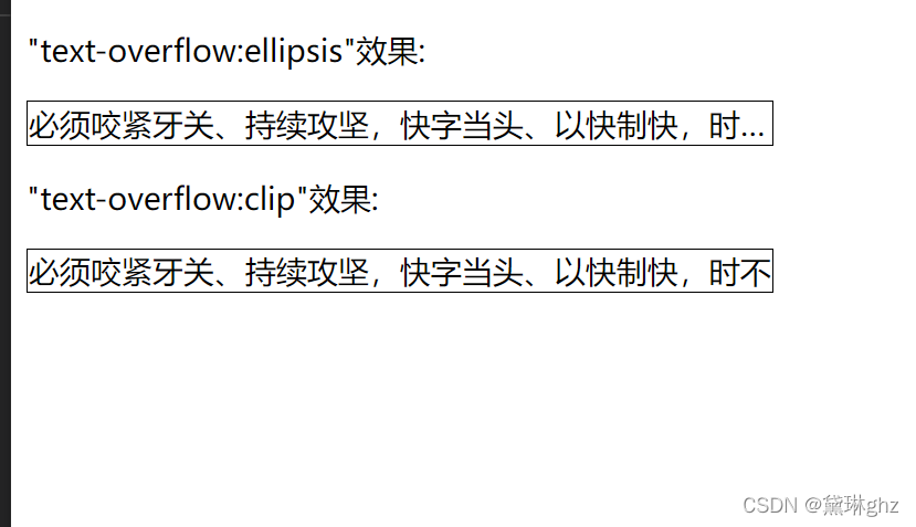 每日一学—css Overflow与text Overflow与white Space属性 Csdn博客