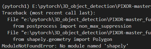 安装shapely、解决ImportError No module named ‘shapely‘_no module named ...