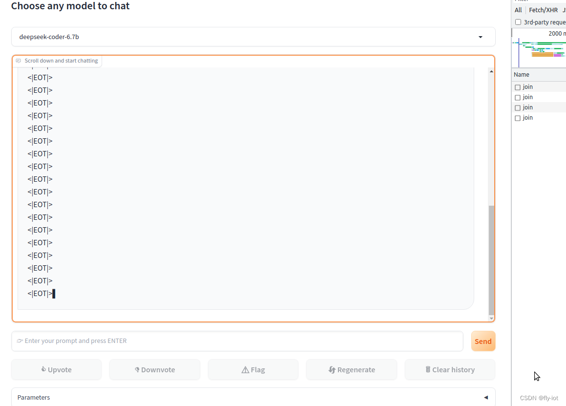 【deepseek】（2）：使用3080Ti显卡，运行deepseek-coder-6.7b-instruct模型，因fastchat并没有说支持这个版本，或者模型有问题，出现死循环输出EOT ...
