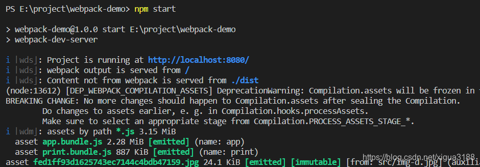 npm start 报错：Error: Cannot find module ‘webpack-cli/bin/config-yargs‘_npm 启动报错 error loading ...