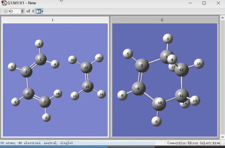 GaussView 5.0与Gaussian 09W使用学习记录-CSDN博客