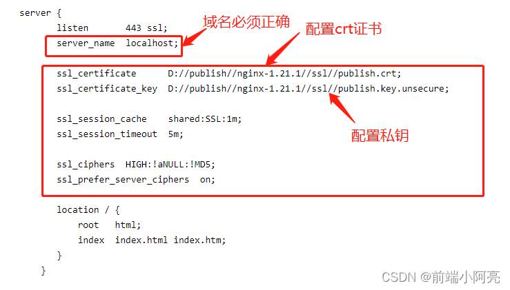 随笔记事1---Windows下Nginx配置https证书方法_windows nginx ssl-CSDN博客