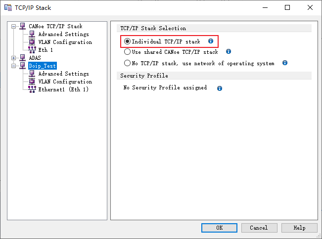 基于CANoe从零创建以太网诊断工程（2）—— TCP/IP Stack 配置的三种选项_canoe 以太网配置-CSDN博客