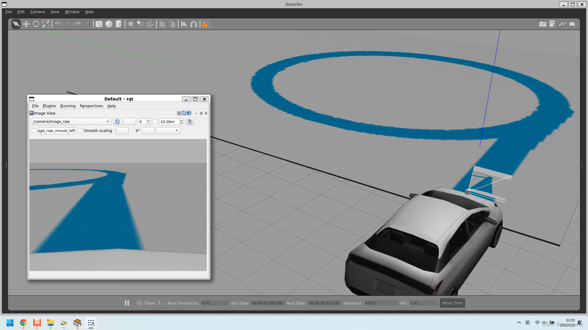 ROS2+Gazebo11+Car+OpenCV获取巡线视觉数据学习_ros2 opencv巡线-CSDN博客