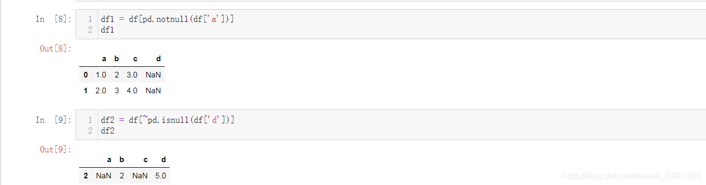 pandas删除DataFrame中某列值为NaN的记录/行_dataframe 去除指定列中的nan-CSDN博客