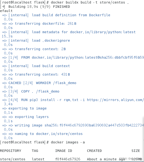 使用Docker构建Flask应用：从创建Dockerfile到运行,-CSDN博客