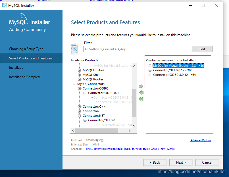 Visual Studio 新建 ADO.NET 实体数据模型 找不到 Mysql_ado选不到mysql-CSDN博客