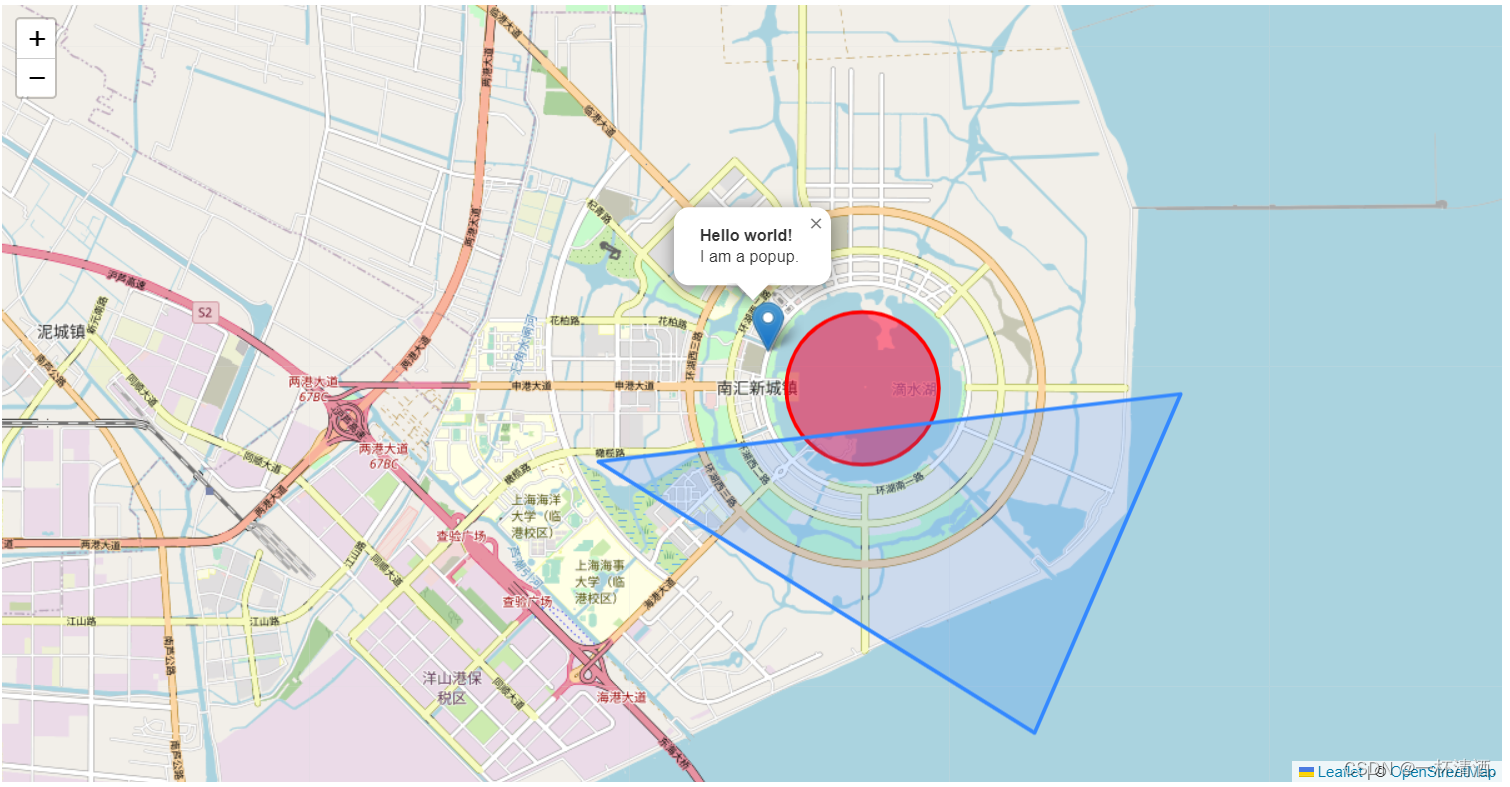 Vue+Leaflet：(二)显示标记、圆、多边形和弹的地图_leaflet this.polygon.bindpopup弹窗里加表格-CSDN博客
