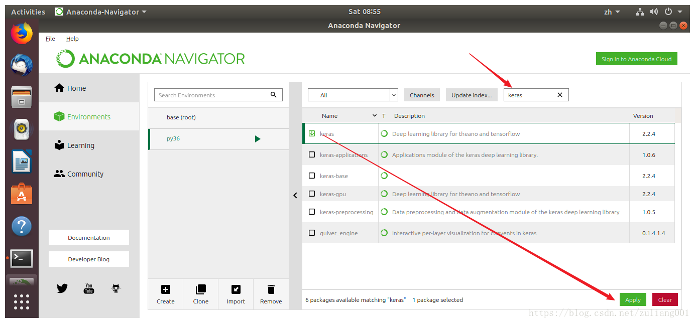 Linux 下使用 anaconda 创建 tensorflow keras 环境_linux anaconda tensorflow keras-CSDN博客