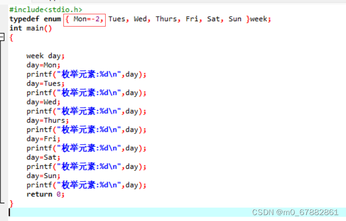 C语言关键字enum的说明_typedef enum在c语言中用法-CSDN博客