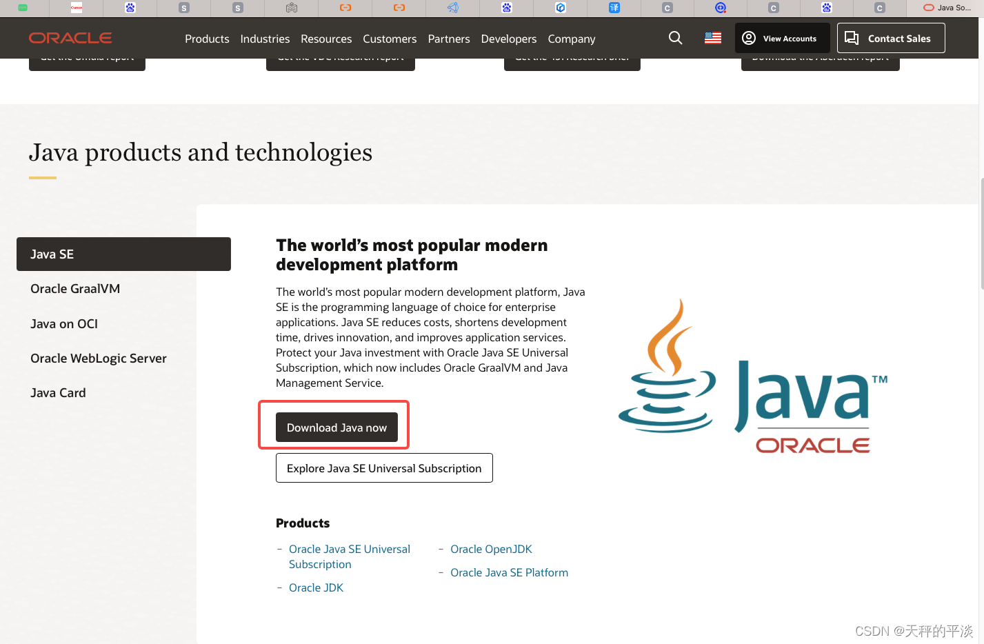 MAC安装java环境（新手-记录）_orecal官网-CSDN博客