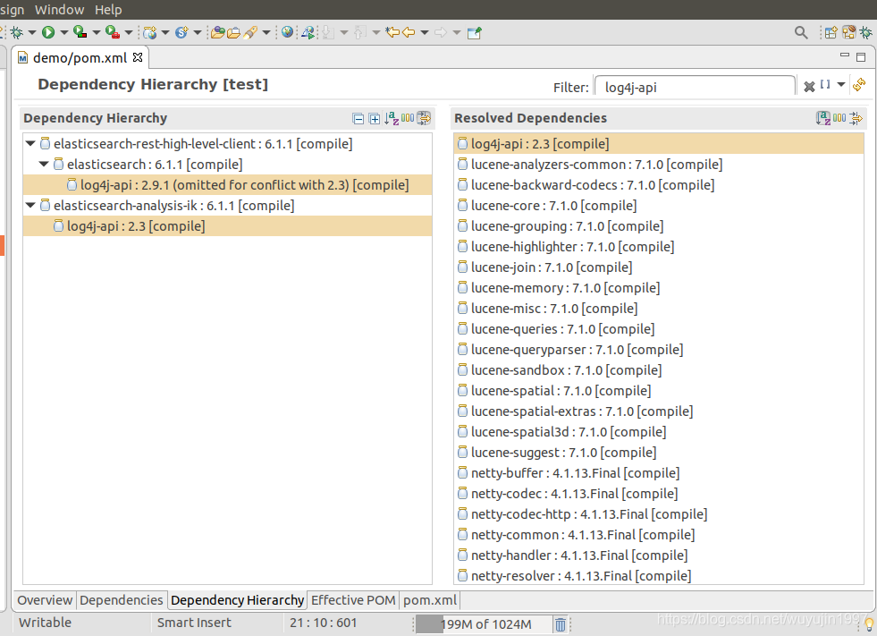 依赖冲突 NoSuchMethodError:org.apache.logging.log4j.Logger.debug(Ljava/lang/String;Ljava/lang/Object ...