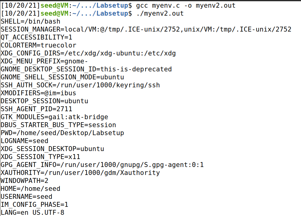 信息安全实验——Environment Variable and Set-UID Program Lab-CSDN博客