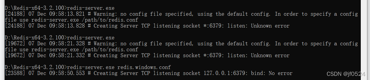 redis安装后启动报redis-server.exe redis.windows.conf-CSDN博客