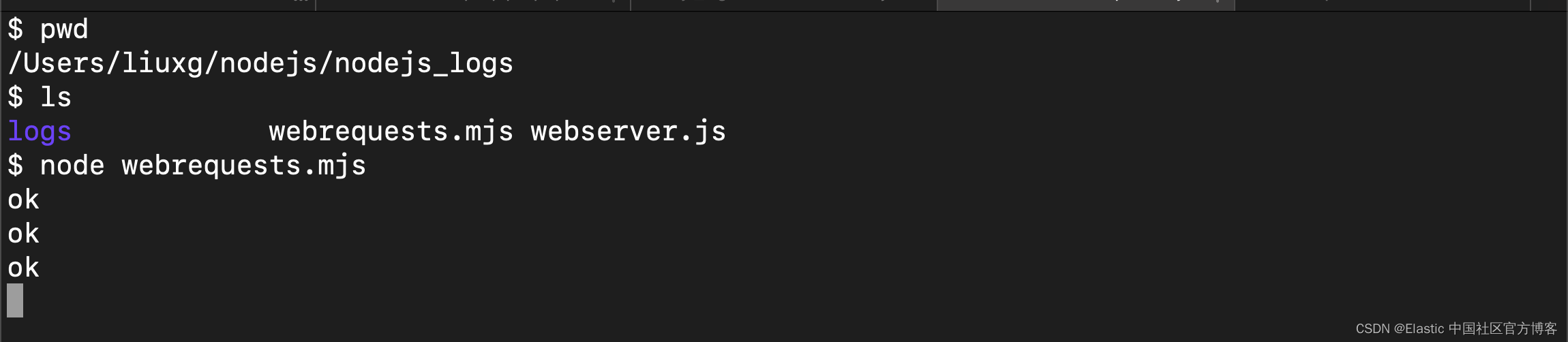 Elasticsearch：使用 Filebeat 从 Node.js Web 应用程序提取日志_elasticsearch_Elastic 中国社区官方博客-华为开发者空间