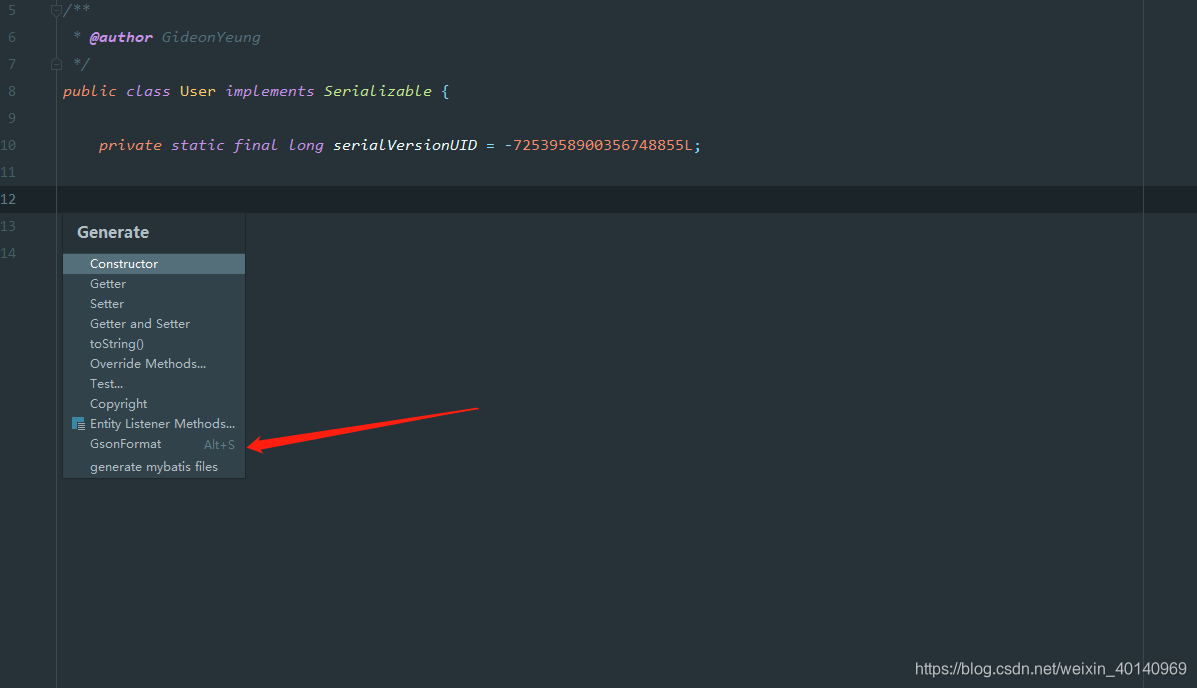 idea使用插件(GsonFormat)实现JSON数据转实体类(对象)_idea json转对象插件-CSDN博客