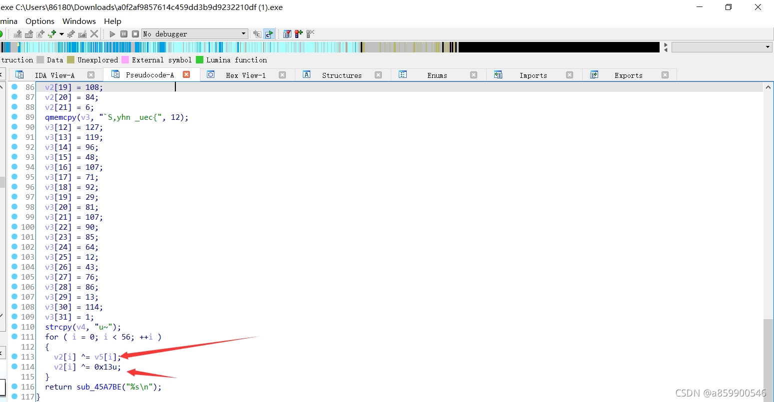攻防世界RE第五题 game_ctf re game-CSDN博客