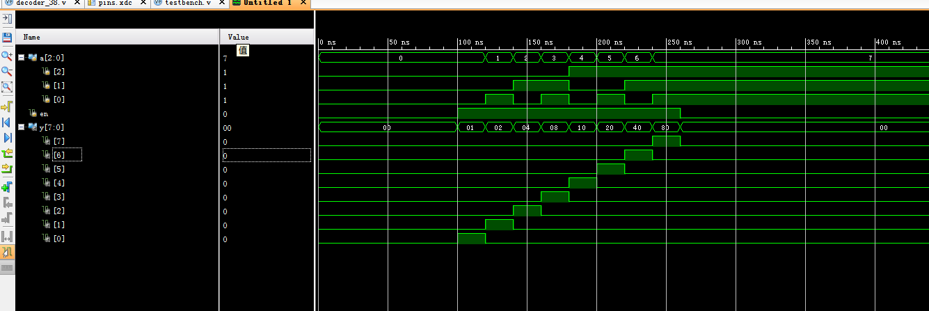 3-8译码器设计Verilog代码vivado ego1开发板_38译码器verilog代码-CSDN博客