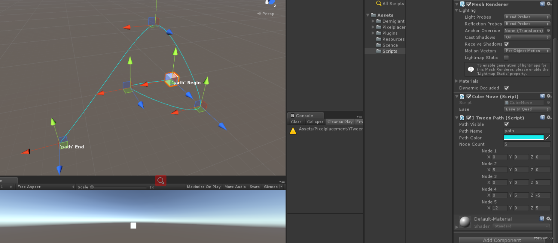 Unity Dotween插件和itween插件使用笔记 Csdn博客