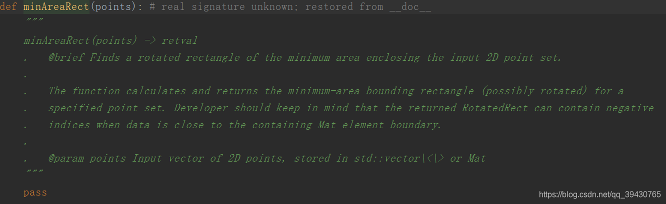 RotatedRect中返回的角度angle详解_rotatedrect angle单位-CSDN博客