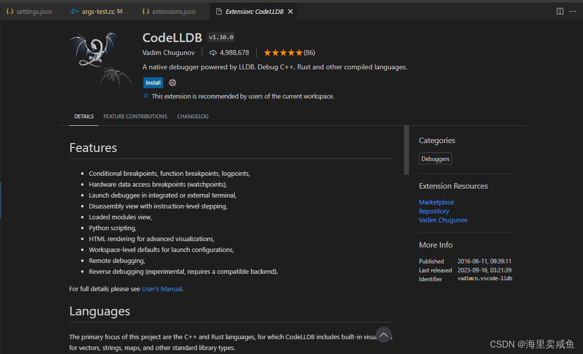 基于VSCode+Clangd+lldb搭建Linux C++环境_vscode lldb-CSDN博客