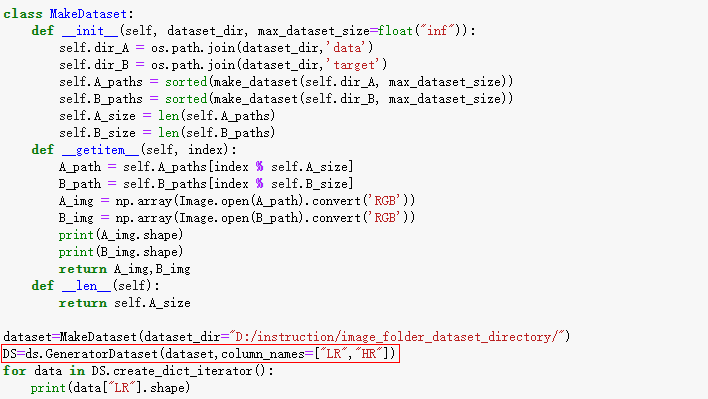[MindSpore]报错RuntimeError: Exception thrown from PyFunc._runtimeerror: exception thrown from ...