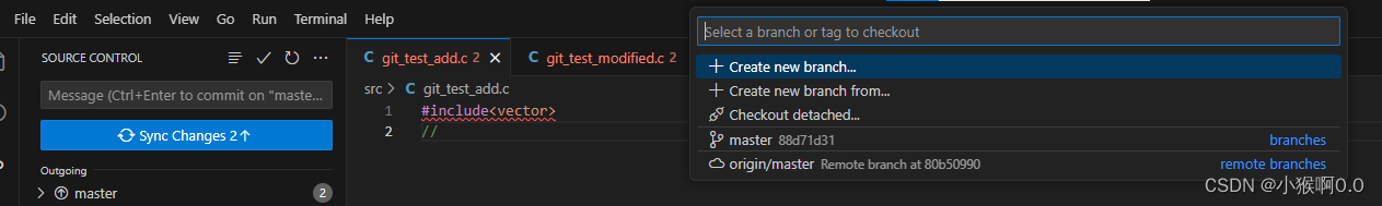 vscode + git_vscode git fetch-CSDN博客