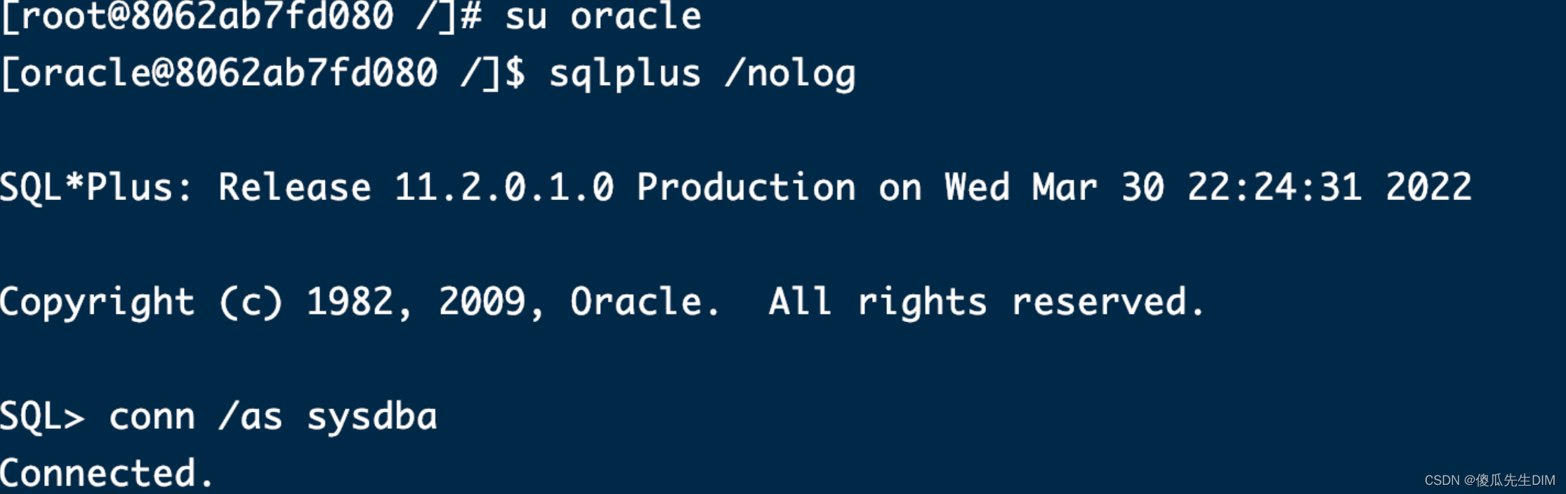 Docker安装oracle_docker 安装oracle教程-CSDN博客