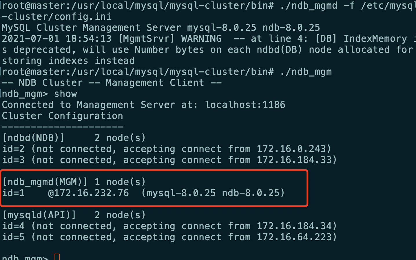 MysqlCluster集群搭建及使用_mysql cluster-CSDN博客