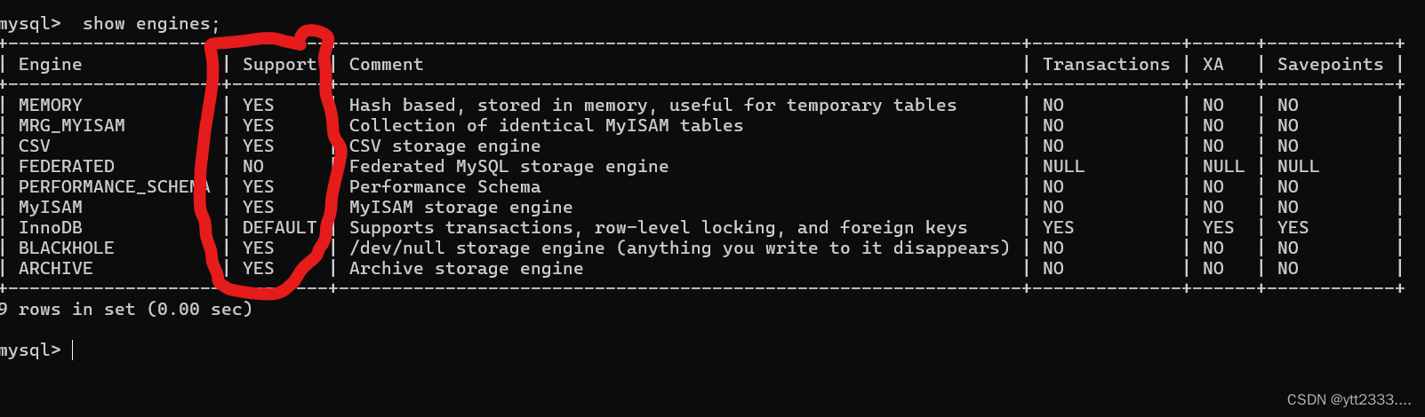 MySql中存储引擎的介绍以及InnoDB和MyISAM的区别与选择_mysql中innodb、myisam存储引擎的区别-CSDN博客
