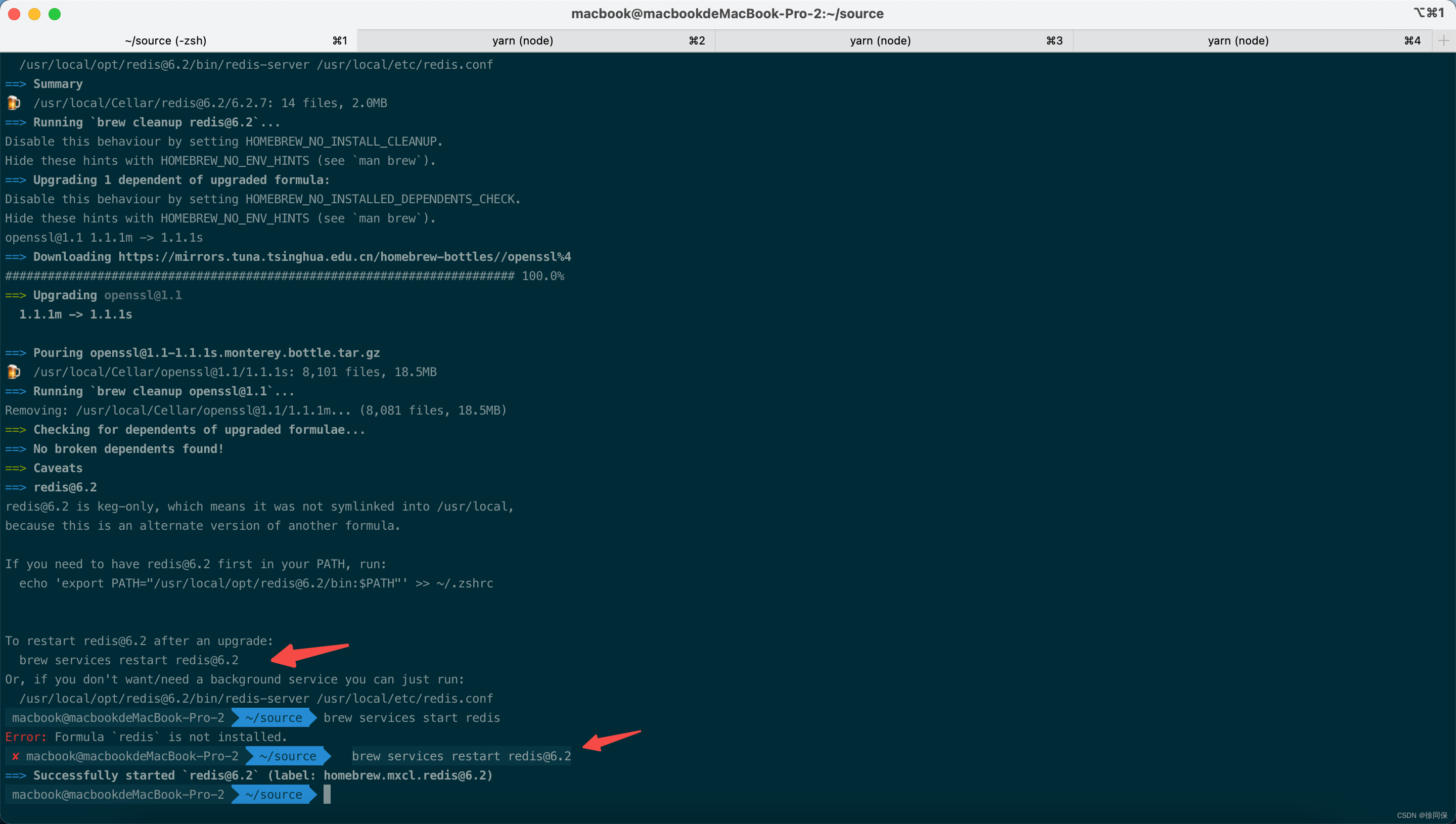MAC安装redis的简单方法_mac brew redis-CSDN博客