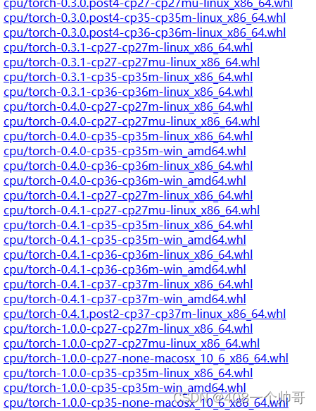 python报错：torch-0.4.1-cp36-cp36m-win_amd64.whl is not a supported wheel on this platform._安装 ...