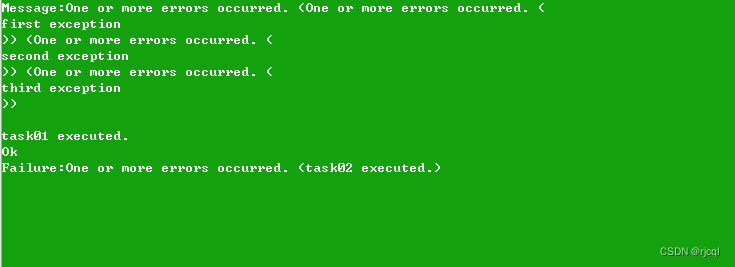 C# 任务的异常和延续处理_c#task异常-CSDN博客