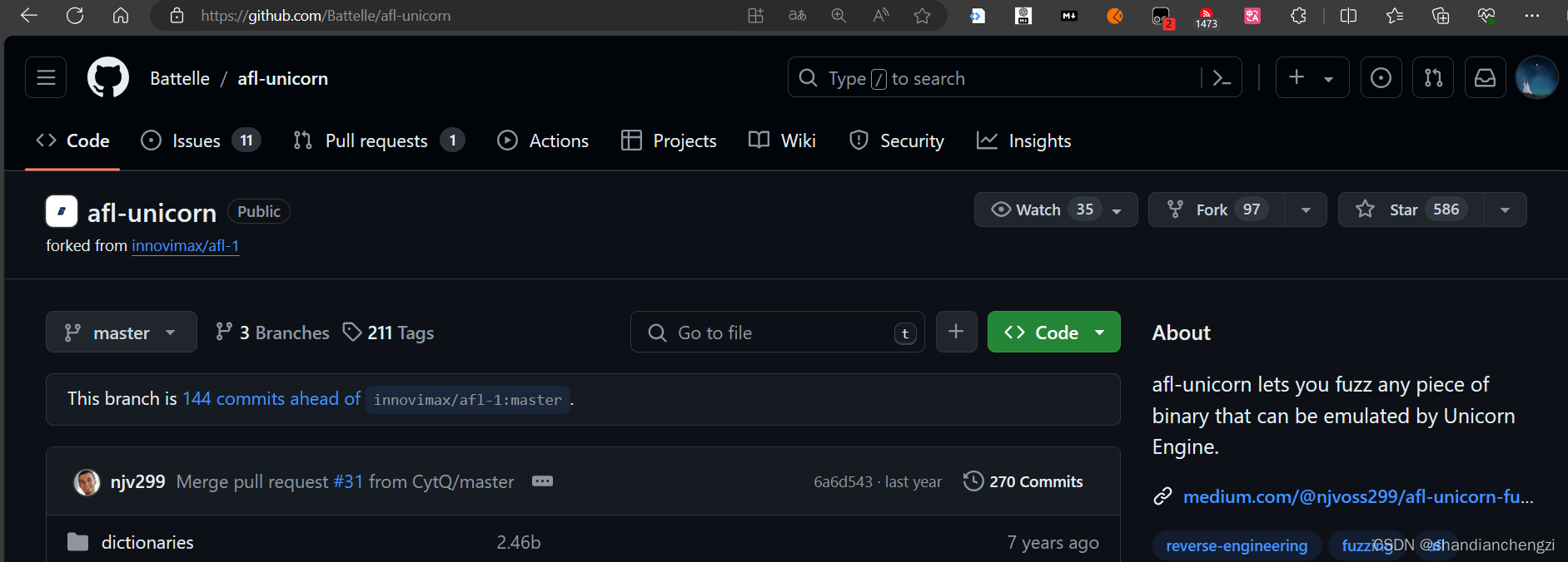 【工具】AFL+Unicorn｜二进制程序模糊测试工具 AFL 和 Unicorn 的前世今生、安装以及 Python 使用实例-CSDN博客