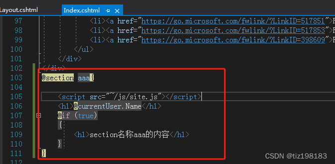 asp.net core mvc之 布局_asp net 的后端代码布局-CSDN博客