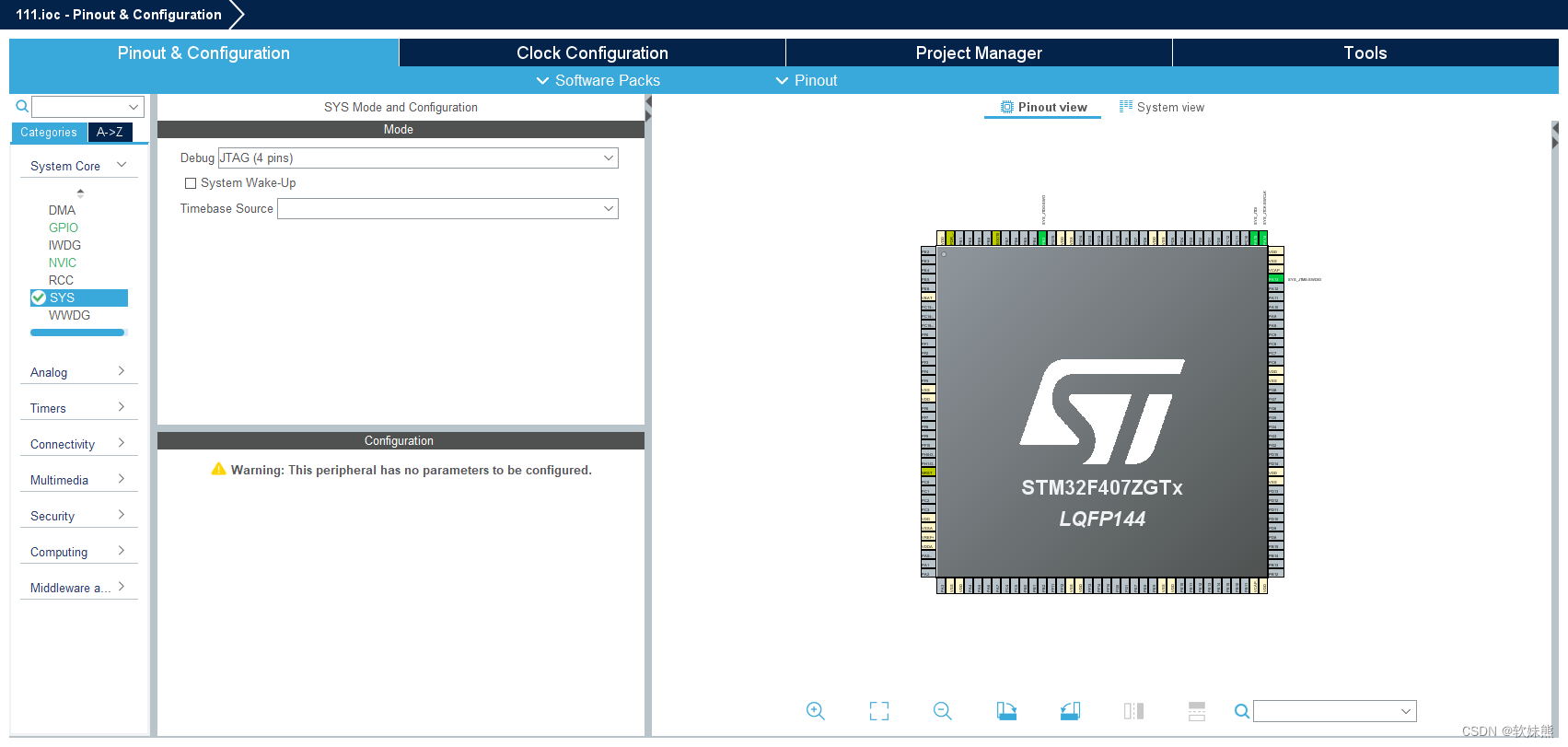 STMCUBEIDE STM32F407ZGT6 FREERTOS LWIP设置_正点原子 stm32f407 freertos lwip-CSDN博客
