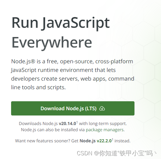 【第1章】Vue环境搭建_vue-official-CSDN博客
