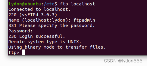 linux系统搭建vsftp并实现文件上传_测试vsftpd服务是否可以上传文件,创建文件-CSDN博客