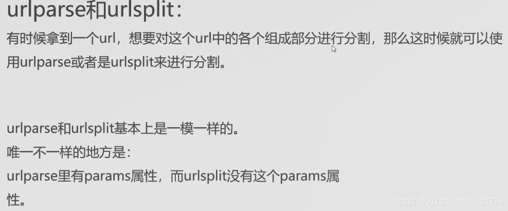 Python-爬虫-请求数据-url解析urlparse和urlsplit_tgwebappdata-CSDN博客