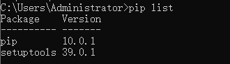 运行pip list报错：Fatal error in launcher: Unable to create process using...python\Scripts\pip.exe ...