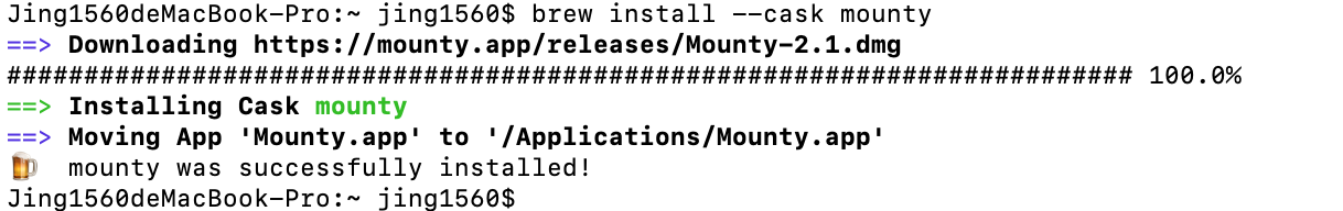 Mac上安装Mounty解决NTFS格式移动硬盘无法写数据的问题_mounty for ntfs-CSDN博客