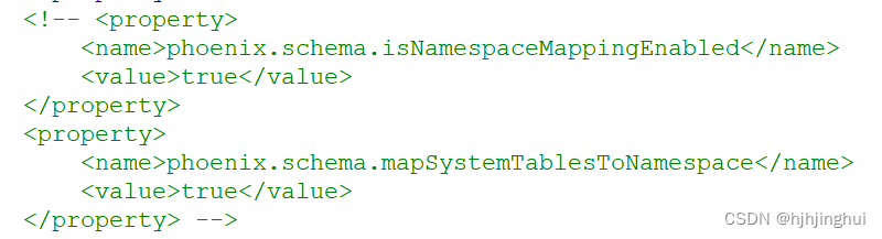 Phoenix 启动报错：ERROR 726 (43M10): Inconsistent namespace mapping properties_error: error 726 ...