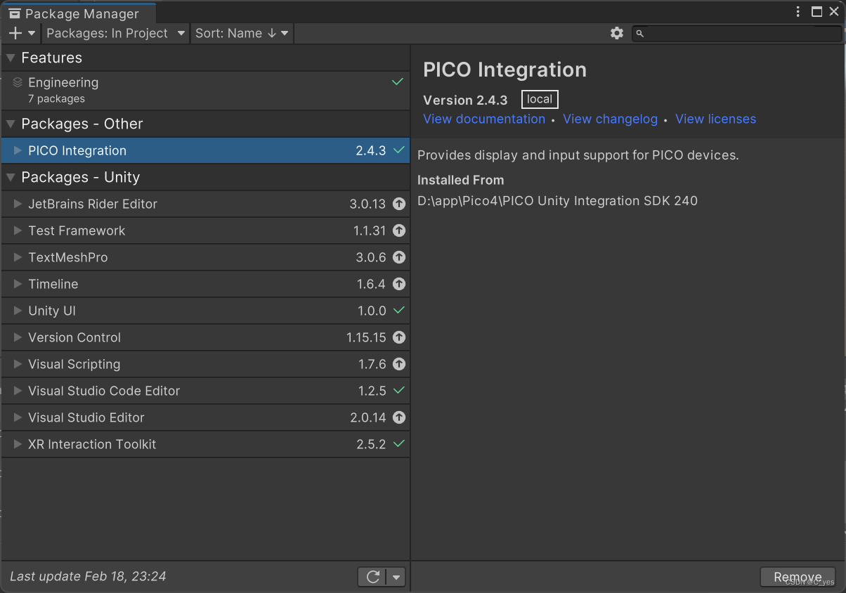 在Unity中配置Pico环境出错！！！_transform' does not contain a definition for 'setl-CSDN博客