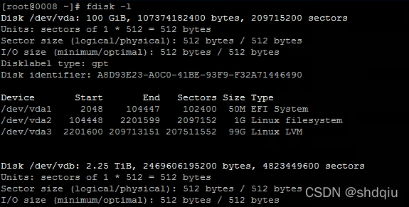 麒麟 Linux 挂载大于2T的硬盘_麒麟系统读硬盘大小-CSDN博客