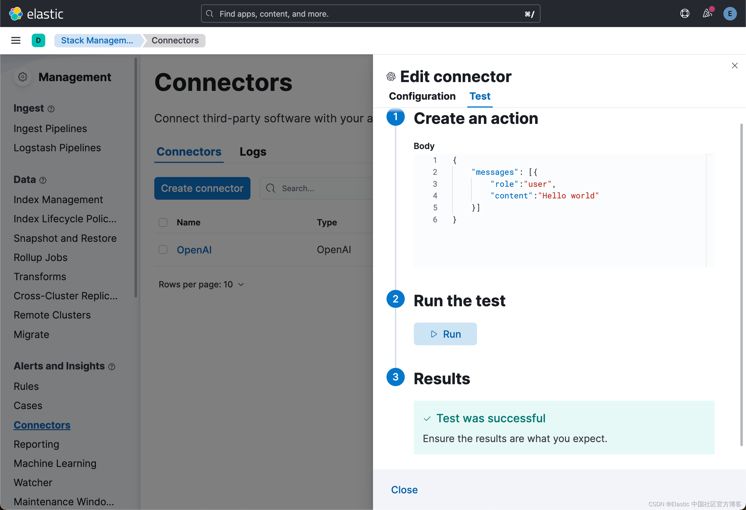 Elasticsearch：如何为 Elastic Stack 配置 AI Assistant_elastic stack observability-CSDN博客