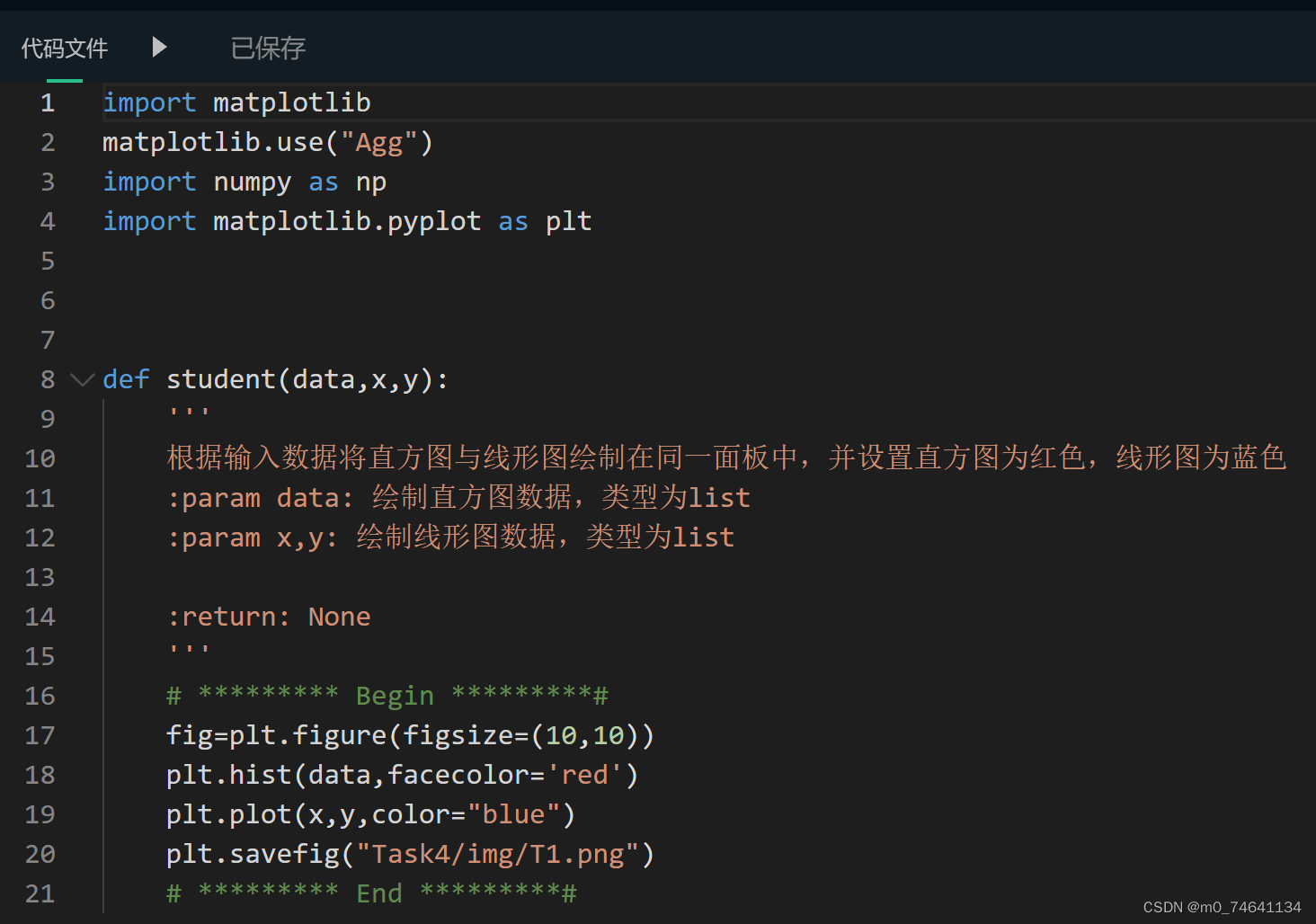 头歌python程序设计 Python数据分析及可视化本关任务了解绘制库matplotlib学习使用matplotlib库进行数据绘图绘制一个直角 Csdn博客