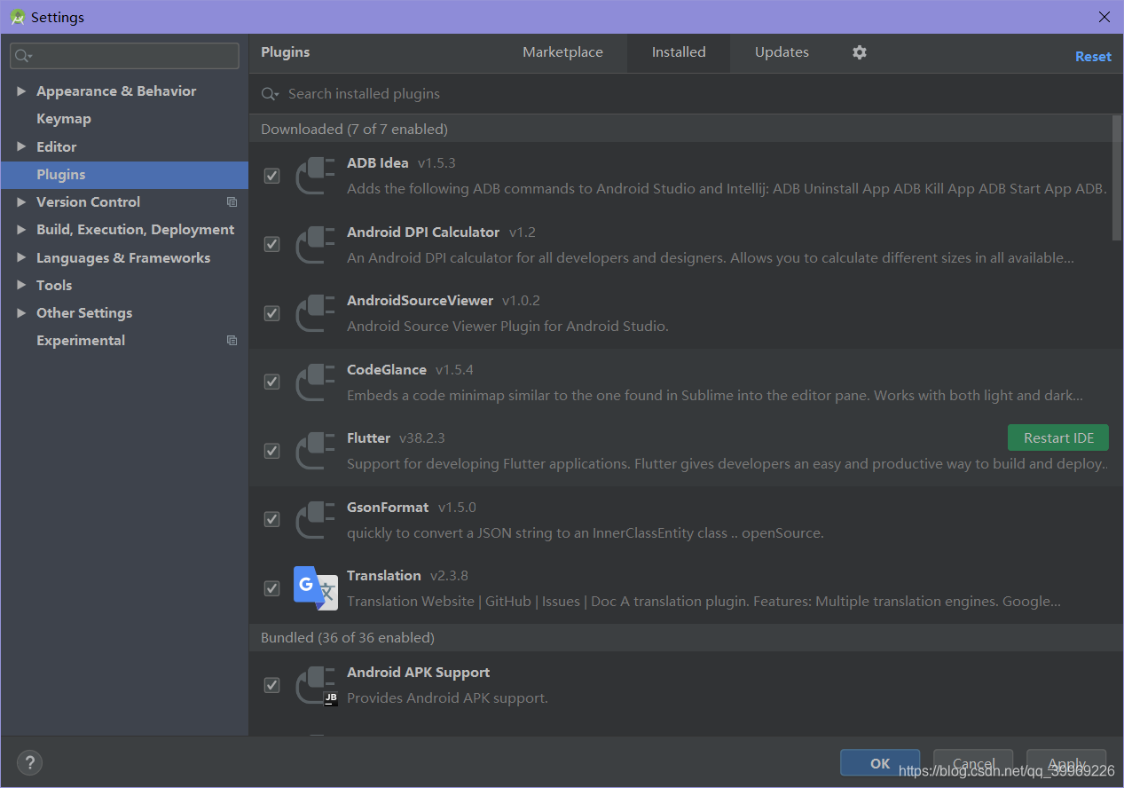 AndroidStudio 3.5的离线下载的Flutter plugins不兼容_canary versions of android studio are not supporte-CSDN博客