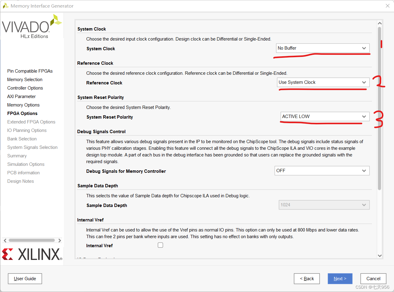 Xilinx32bit位宽DDR3读写控制模块编写（1）——MIGip核的设置_mig ip核的掩码-CSDN博客
