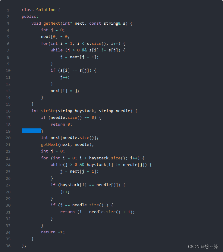 代码随想录day9：28实现strStr()-CSDN博客